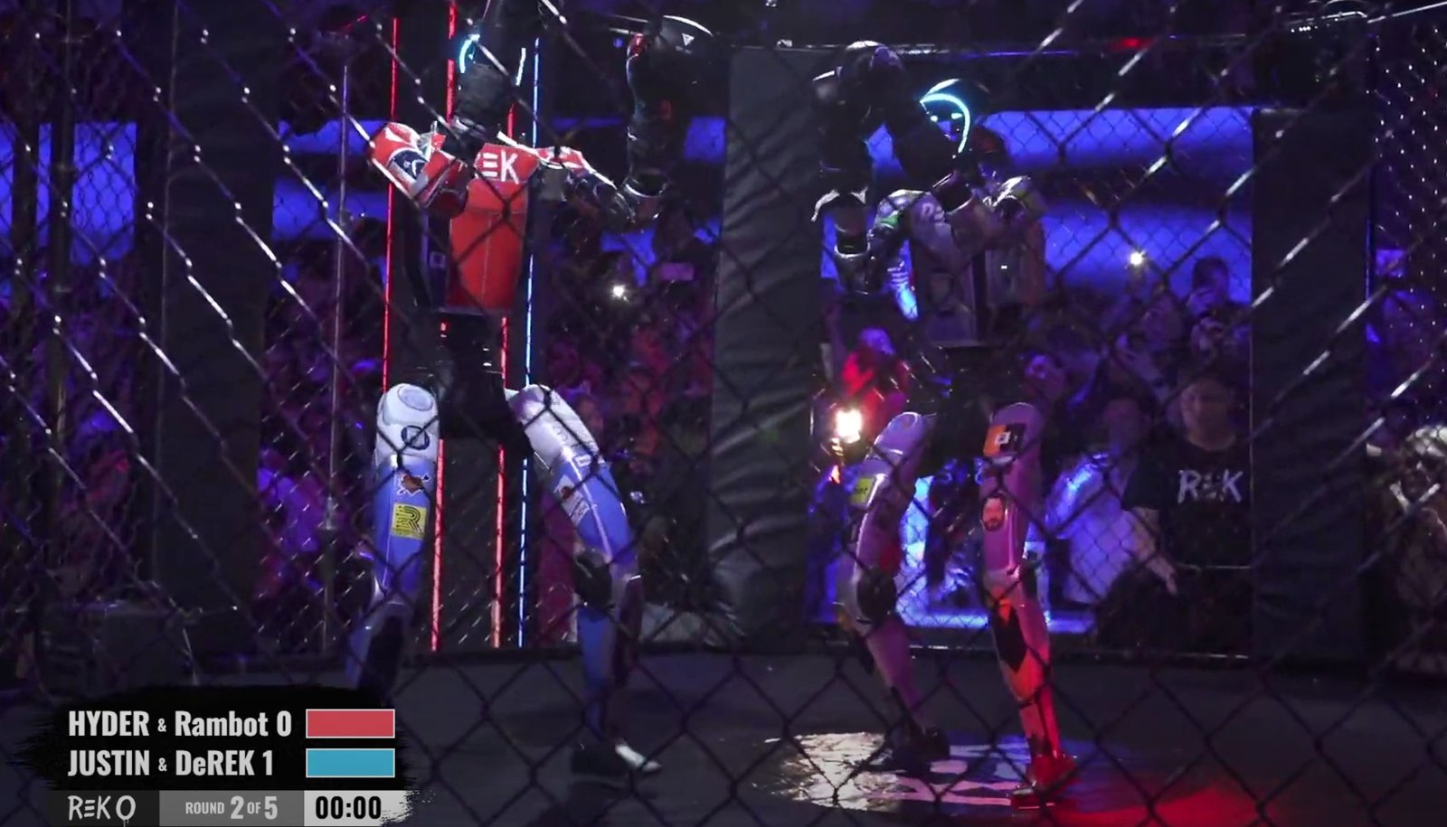 REK's Inaugural Robot Cage Fight: A Historic and Divisive Spectacle ...