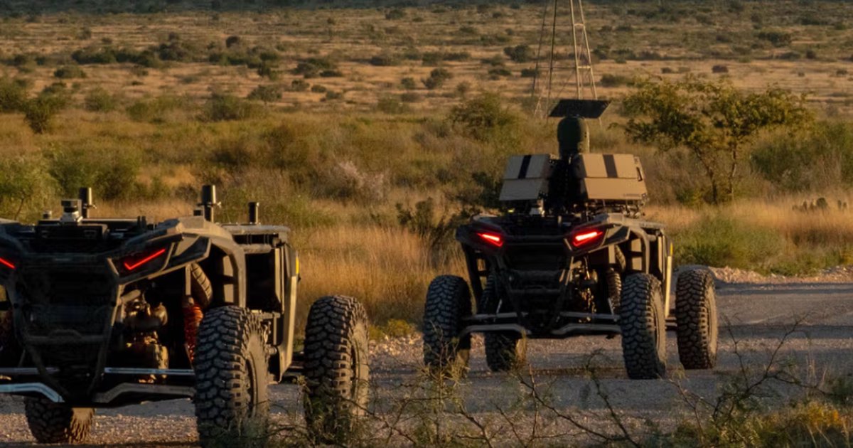 Anduril's Drone and Overland AI's Robot Rover Team Up in the Dirt ...