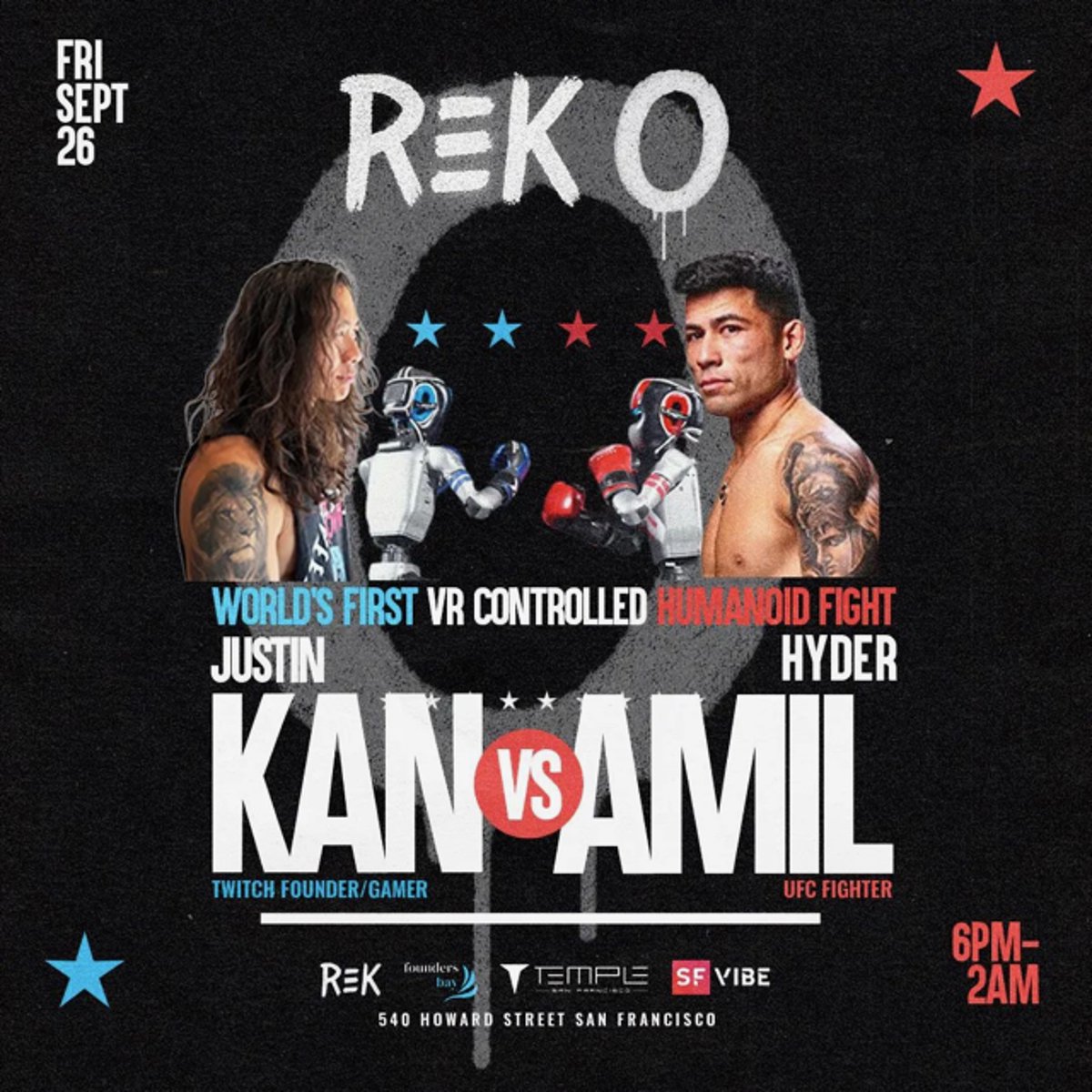 Twitch Founder vs UFC Fighter: VR Robot Showdown | RoboHorizon Robot ...