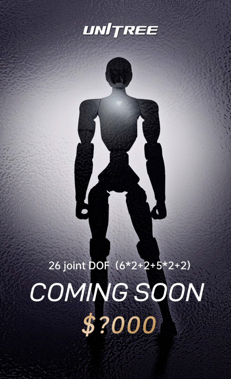 Unitree Teases New Humanoid Robot with Embodied AI | RoboHorizon ...