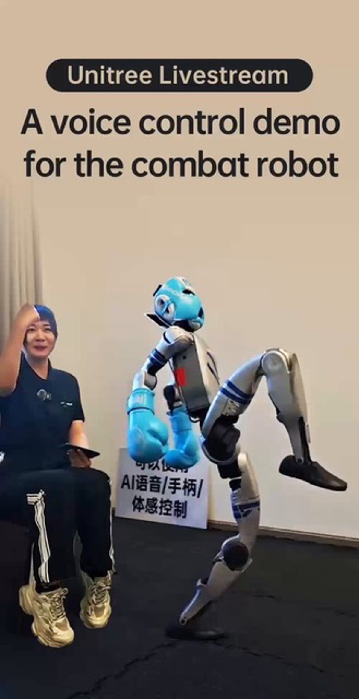 Unitree Showcases Voice-Controlled Combat Robot in Livestream | RoboHorizon Magazine - AI you ...