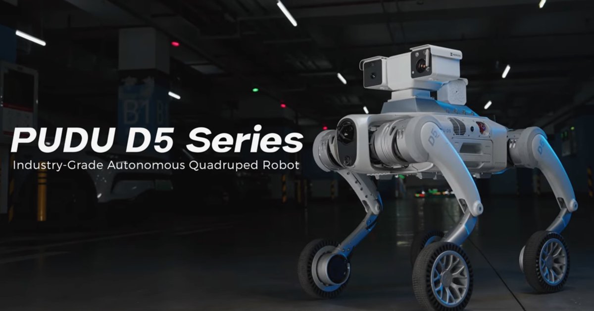 Pudu D5: New Factory Robot Dog | RoboHorizon Robot Magazine - AI you ...