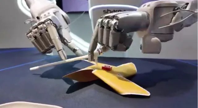 Sharpa Robot Builds Windmill Using Touch | RoboHorizon